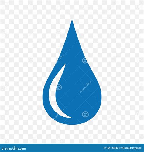 Water Blue Drop Icon Symbol And Sign Vector Illustration Design Stock