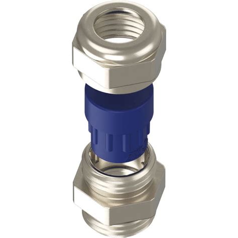 Presse étoupe en laiton PR series Teaflex S p a en laiton nickelé