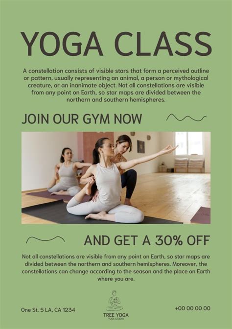 Free Geometric Modern Total Body Gym Flyer Template