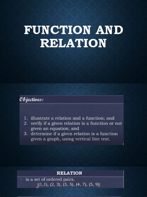 function and relation pdf