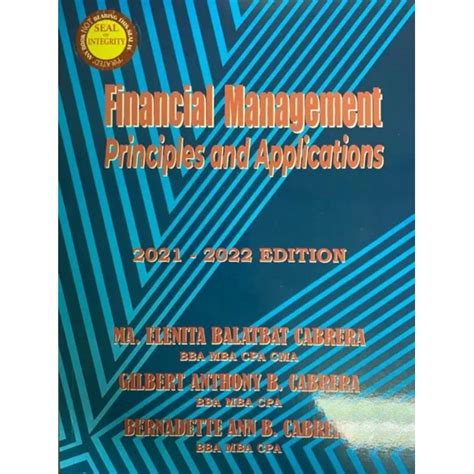 Financial Management Principles And Applications 2021 2022 Edition