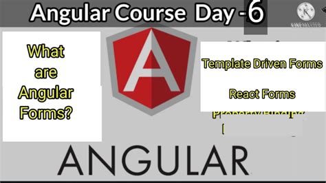 angular course day 6 angular forms template driven forms reactive forms youtube