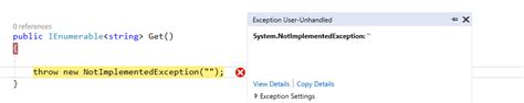 web api exception handling and versioning concepts