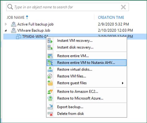 Veeam Backup For Nutanix AHV Core Features Update In V10