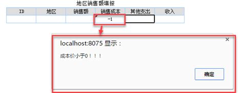 js实现填报校验后返回错误信息 finereport帮助文档 报表开发 报表使用 学习教程