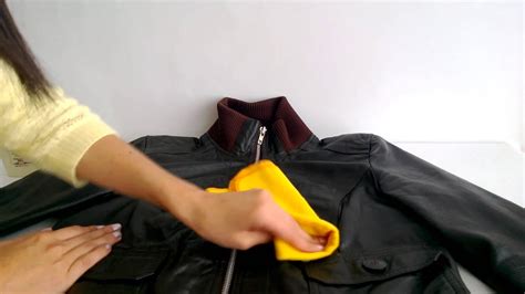 Cómo limpiar una chaqueta de cuero liso YouTube