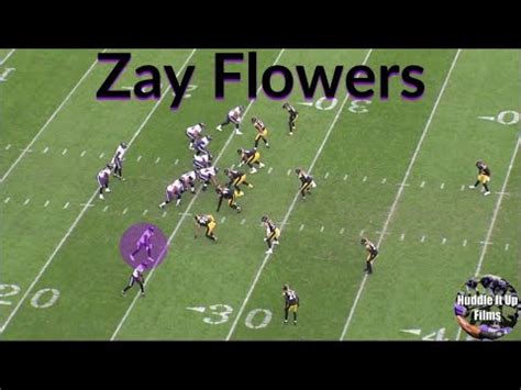 Zay Flowers HIGHLIGHTS First 8 Games Of Rookie Season YouTube