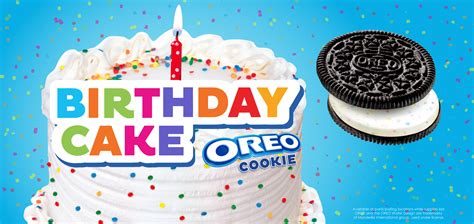 Birthday Cake Oreo Cookie Frozen Yogurt Yogurt Shop Menchies