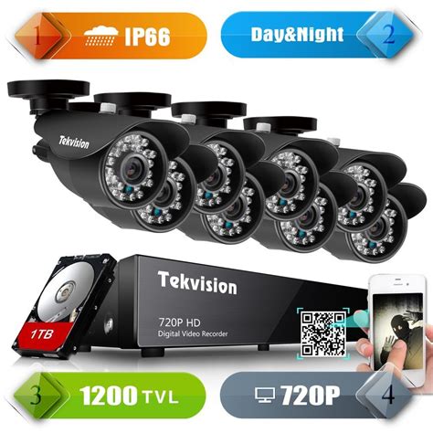 Buy Tekvision H Ahd Ch P Tvl Qr Code Scan Remote Access
