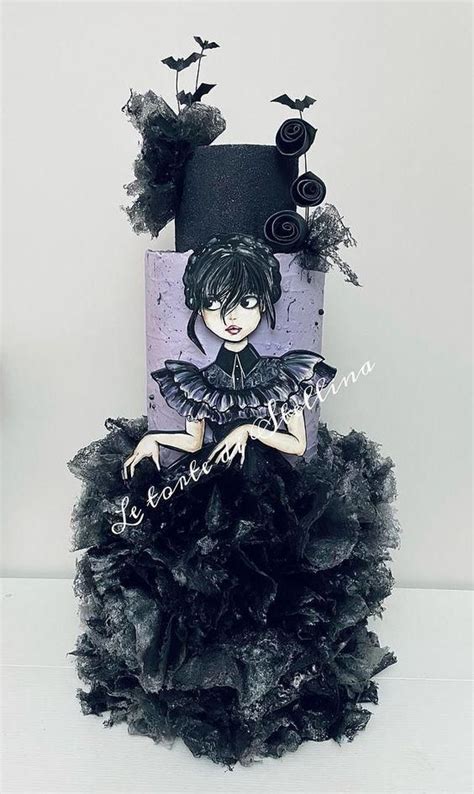 Tortas De Merlina Addams Para Inspirarse Todo Bonito Lindas Tortas