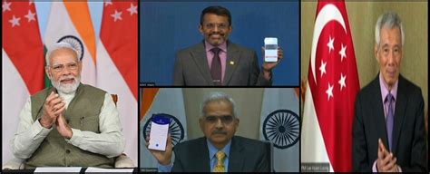 Pm Modi And Prime Minister Of Singapore Lee Hsien Loong Participate In