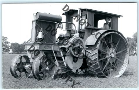 C S Minneapolis Threshing Kerosene Engine C S Tractor Rppc