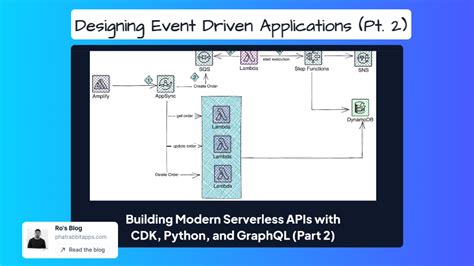 modern serverless apis with cdk python and graphql 2