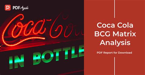 Coca Cola BCG Matrix Analysis PDF Agile