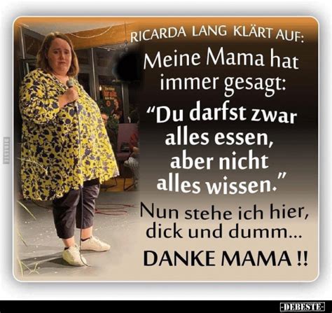RICARDA LANG KLART AUF Meine Mama Hat Immer Gesagt Du Darfst Zwar