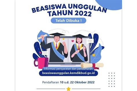 Foto Ini Link Dan Syarat Pendaftaran Beasiswa Unggulan Kemendikbud 2022