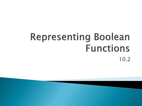 ppt boolean algebra powerpoint presentation free download id 3693807