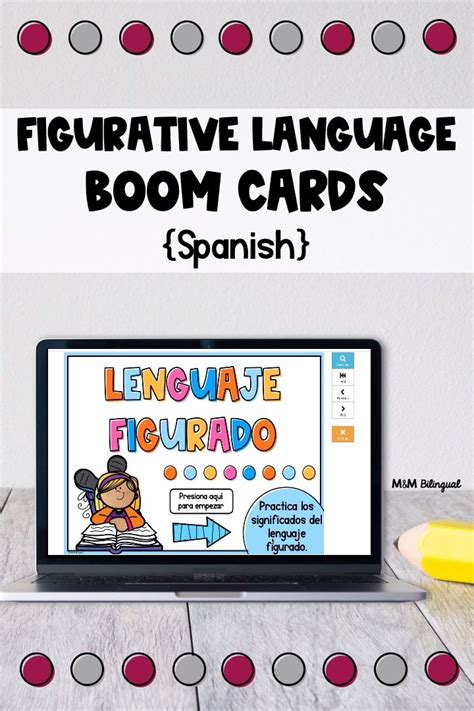 Figurative Language In SPANISH Boom Cards Lenguaje Figurado Video