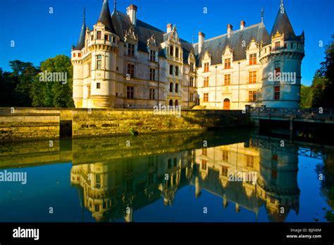 D Azay Le Rideau Castillo Valle Del Loira Francia Castillo