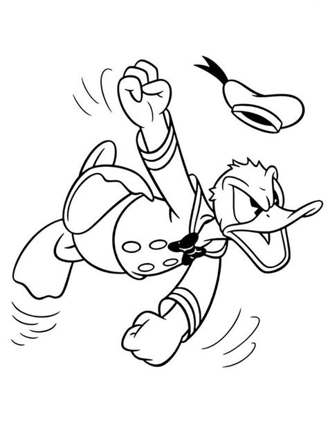 Pato Donald Para Colorir Desenhos Imprimir