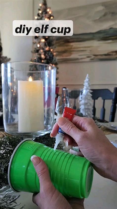 DIY Elf Cup Christmas Crafts Elf Craft Christmas Diy Dollar Tree