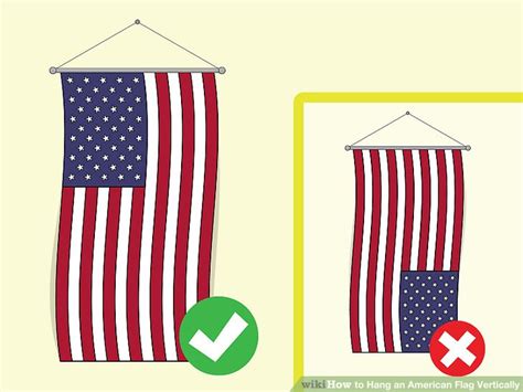 How To Hang An American Flag Vertically 7 Steps With Pictures