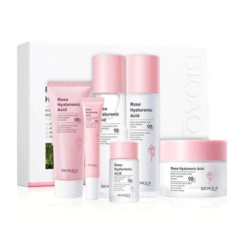 Kit De Rosas Y Acido Hialuronico Bioaqua Manba Cosmetics