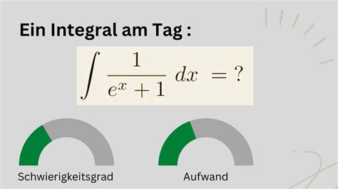 Integral mit e Funktion lösen Anwendung der Substitution YouTube