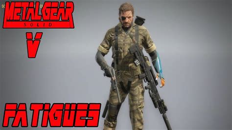 Metal Gear Solid V The Phantom Pain Fatigues Naked Snake