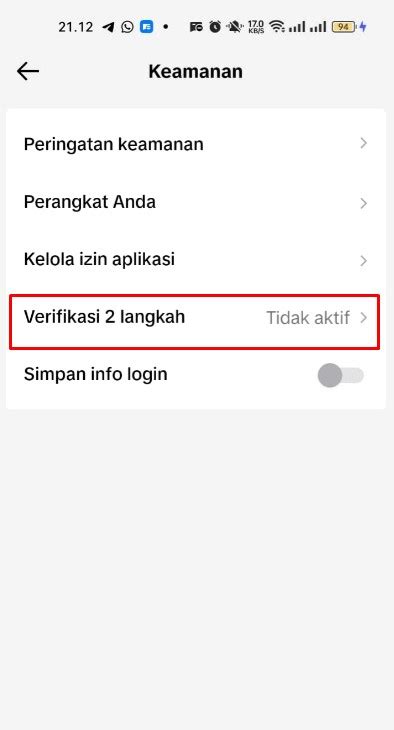 Cara Aktifkan Verifikasi 2 Langkah Di TikTok Cepat Dan Mudah