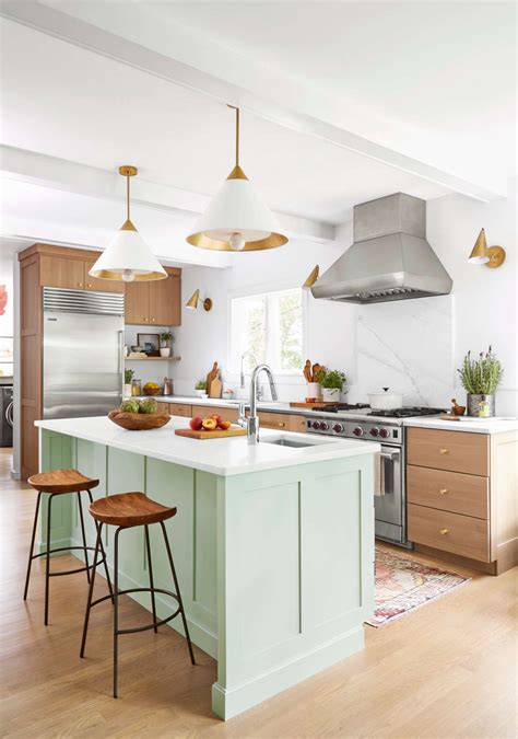 What Color To Paint Kitchen Island With Oak Cabinets Besto Blog