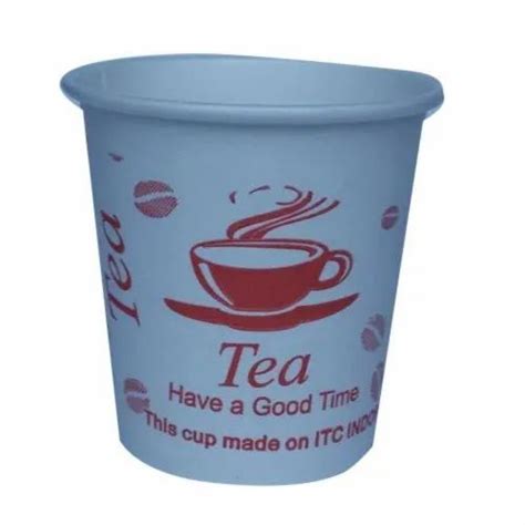 White Printed Paper Tea Cup Capacity 90 Ml At Rs 0 23 Piece In