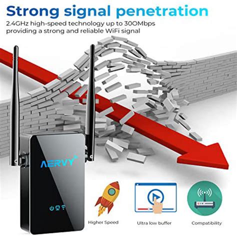 GetUSCart 2022 Newest WiFi Extender WiFi Range Booster Covers Up To