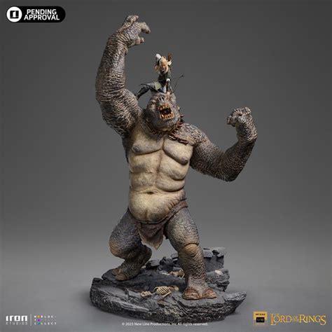 The Lord Of The Rings Battle Diorama Series Cave Troll And Legolas 1 10