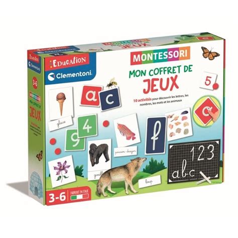 Mon Coffret De Jeux Montessori Clementoni King Jouet Premiers