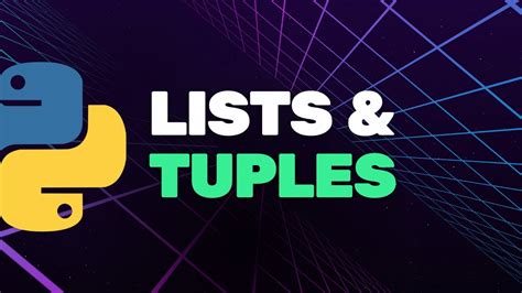 Lists And Tuples In Python For Beginners YouTube