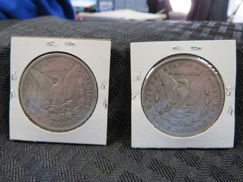 1888 AND 1889 MORGAN SILVER DOLLARS SO MUCH X2 McPherson Auction Realty
