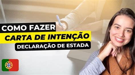 Como fazer Carta de intenção Visto de procura de trabalho Modelo e