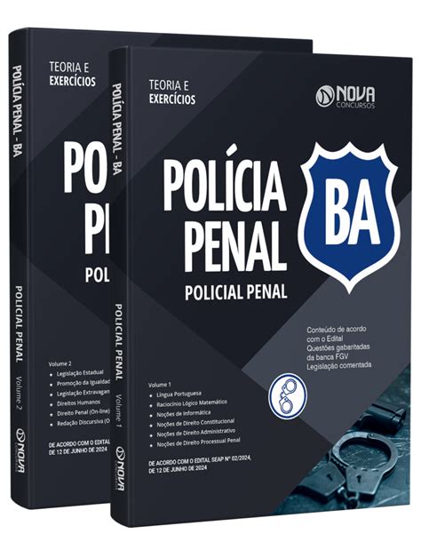 Download Apostila Concurso Polícia Penal BA 2024