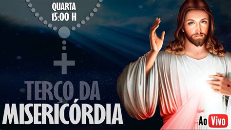 TERÇO DA MISERICÓRDIA Diário de Santa Faustina AO VIVO YouTube