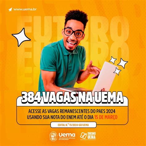 UEMA Uema Divulga Edital Para O Preenchimento De 384 Vagas