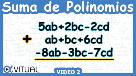 Suma De Polinomios Video 2 YouTube