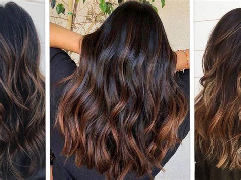 Descubrir 36 Imagen Mechas Chocolates En Cabello Negro Viaterramx