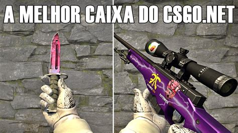 A MELHOR CAIXA DO CSGO NET OLHA O QUE EU GANHEI NA CAIXA DO GI2GI