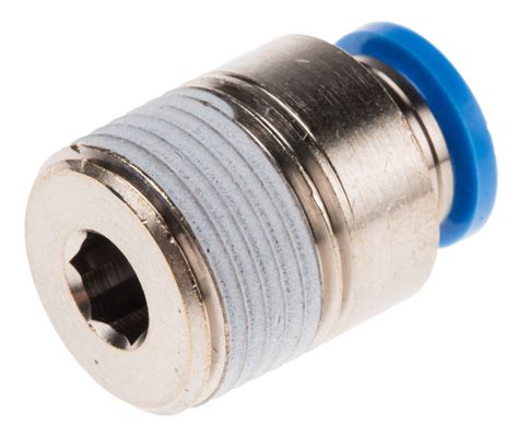 QS 3 8 8 I Racor neumático Festo QS Adaptador de rosca recto con A