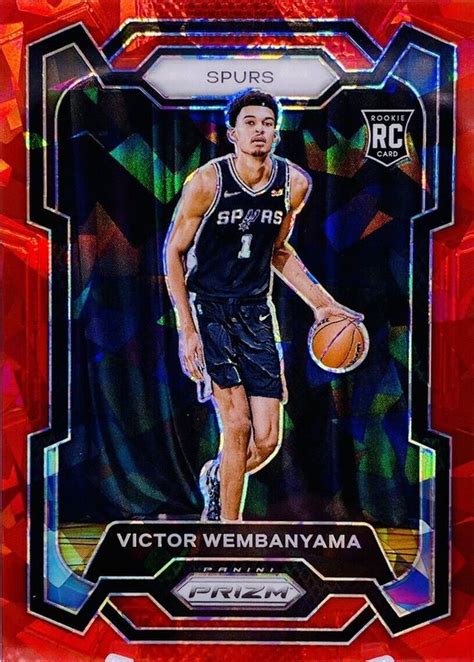 Victor Wembanyama Prizm Red Ice Price Guide Sports Card