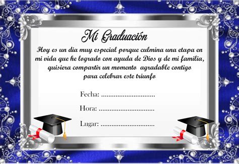 Tarjeta de Invitación de Graduación Gratis
