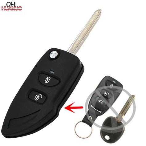 Button Folding Remote Key Shell Fob For Hyundai Sonata Car Key Case