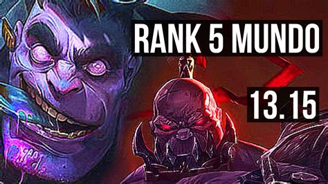 MUNDO Vs SION TOP Rank 5 Mundo 6 Solo Kills 1 4M Mastery 700
