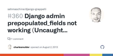 Django Admin Prepopulated Fields Not Working Uncaught TypeError